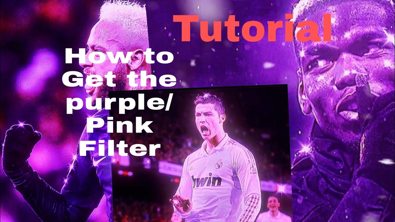 How to Get The Purple/Pink Filter Soccer/Football Tiktoks - YouTube