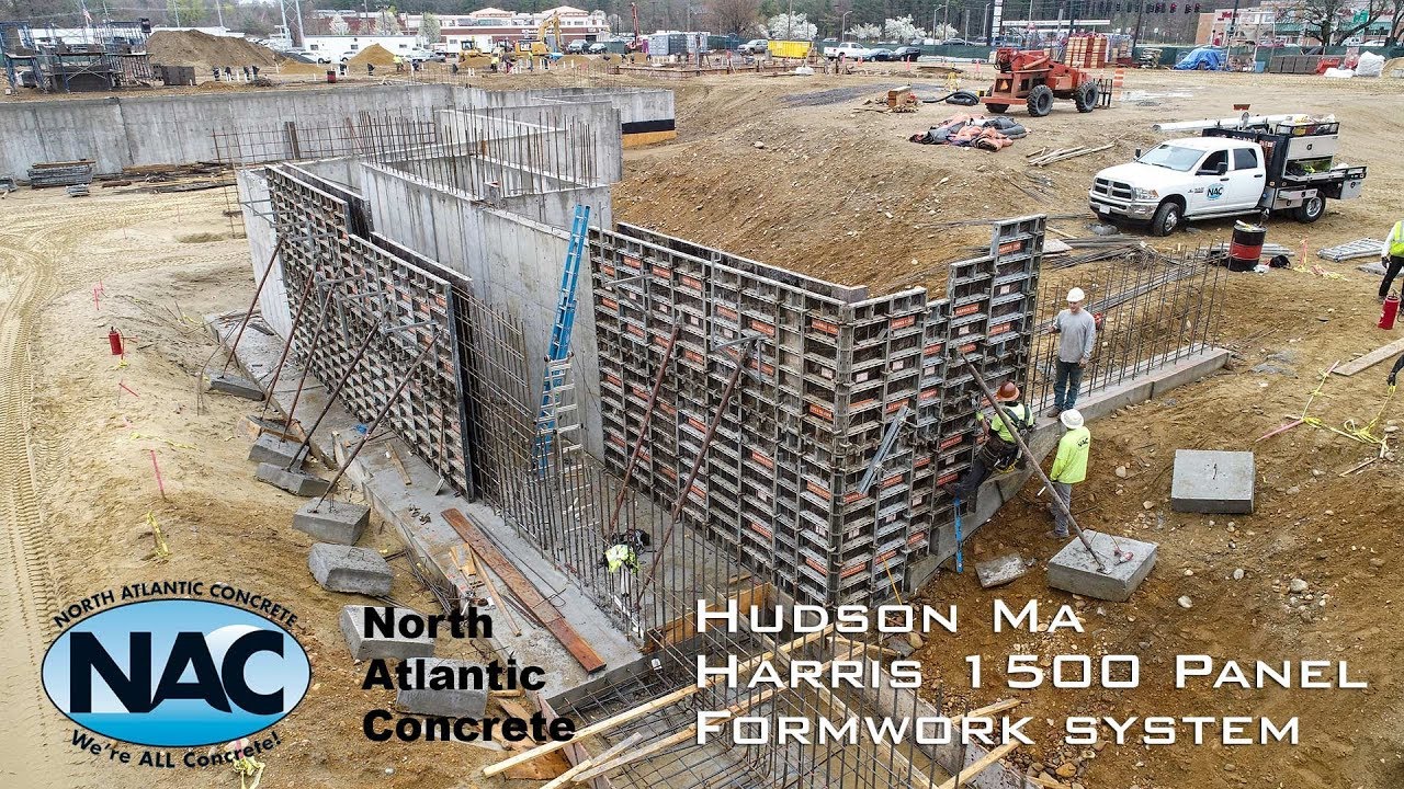 North Atlantic Concrete , Hudson Ma Harris-1500 Panel Formwork System ...