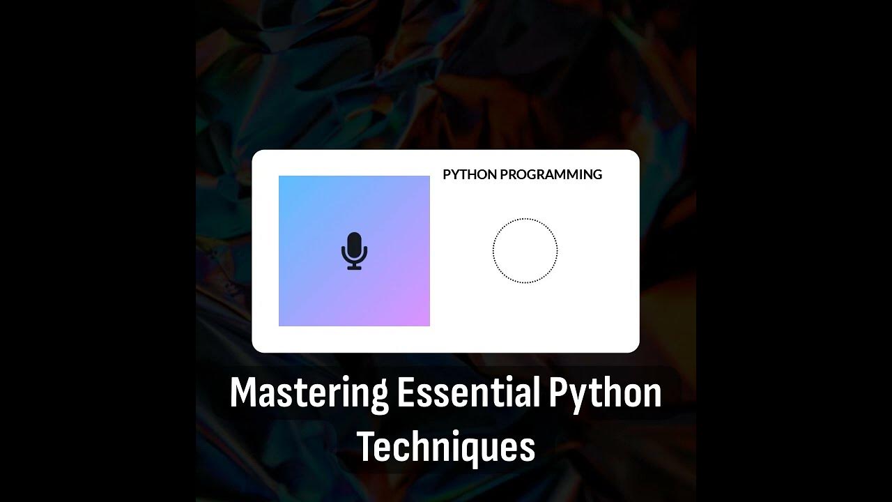 Learn Python Fast: Techniques You Must Know! #LearnPython#PythonProgramming#PythonDeveloper ...