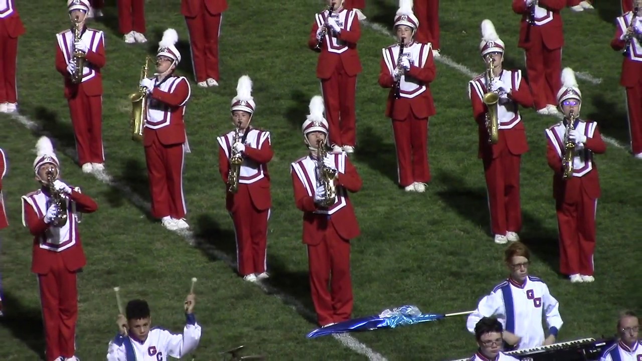 Friday Night Football Band Senior Night 9 20 19 - YouTube