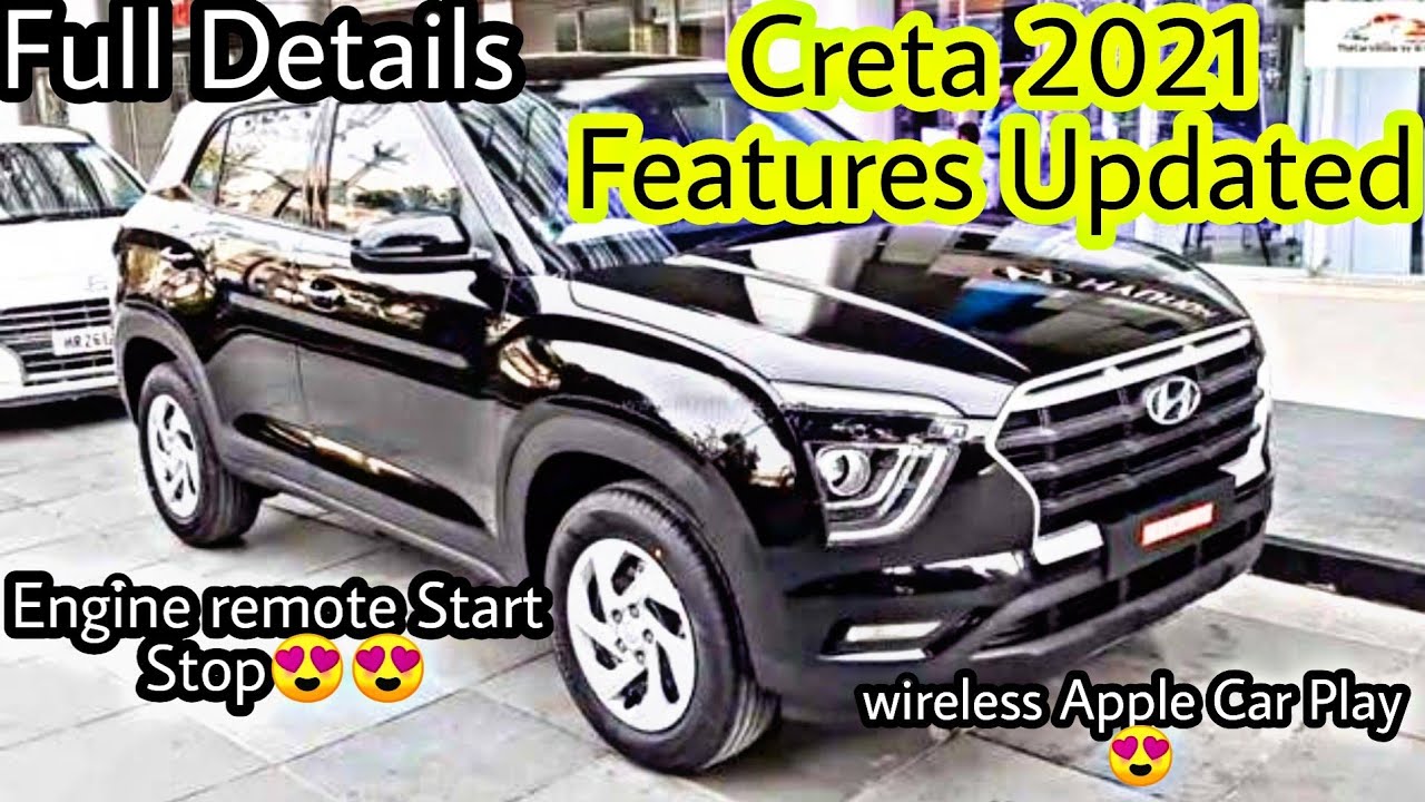 Hyundai Creta 2021 Features Update | Engine Start Smart Key | 2021 ...