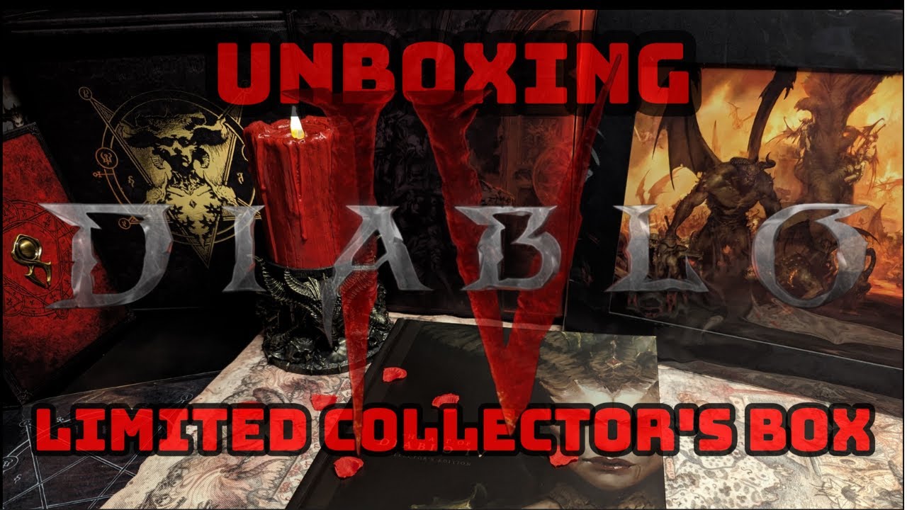 Unboxing Diablo IV Limited Collector's Box - YouTube