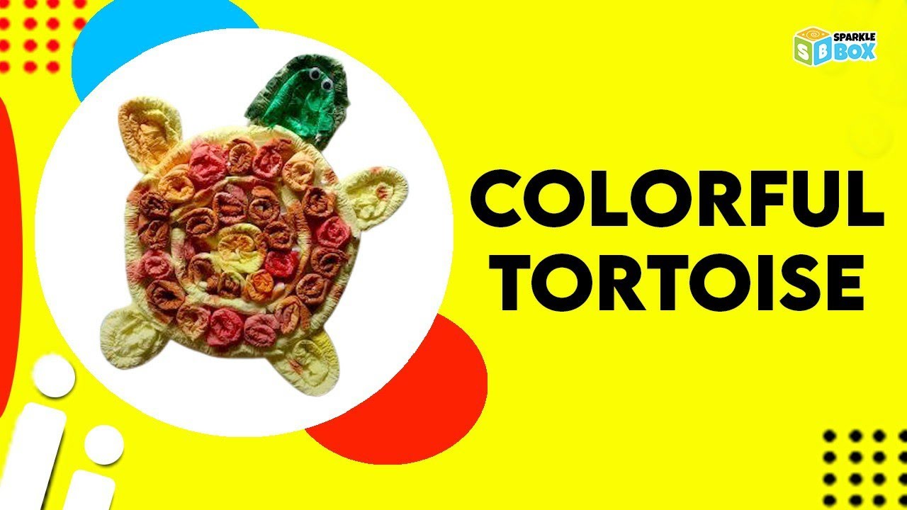 Colorful Tortoise | Fun DIYs & Crafts for kids | Easy Paper Crafts for ...