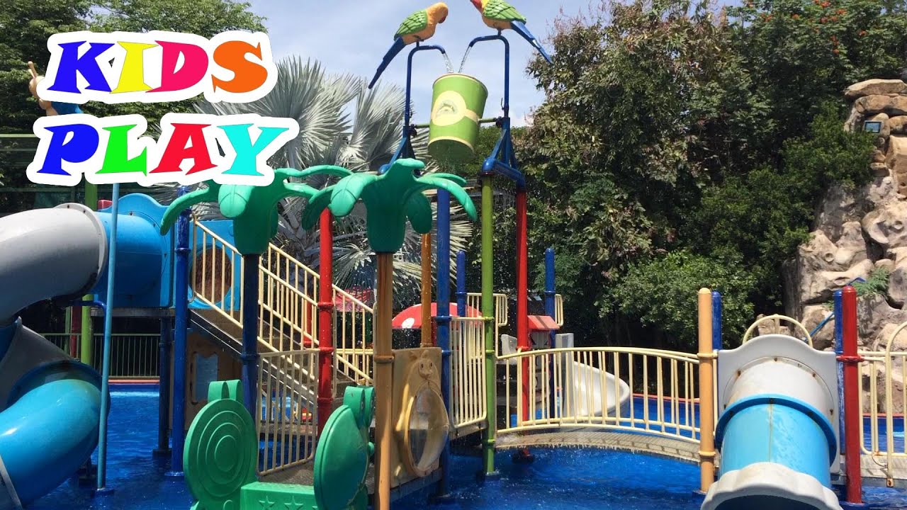 Waterfall For Kids To Play | Nice Kids Play Waterfall | Video For Kids ...