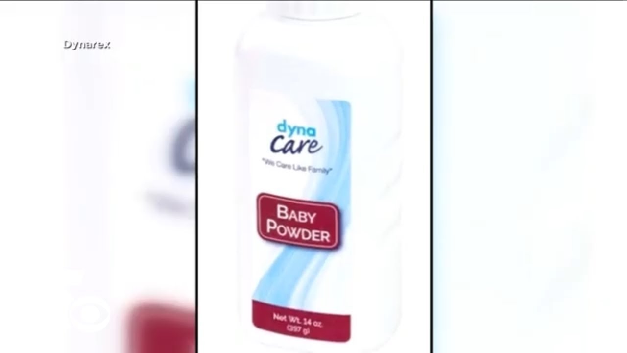 Dynarex baby powder recalled - YouTube