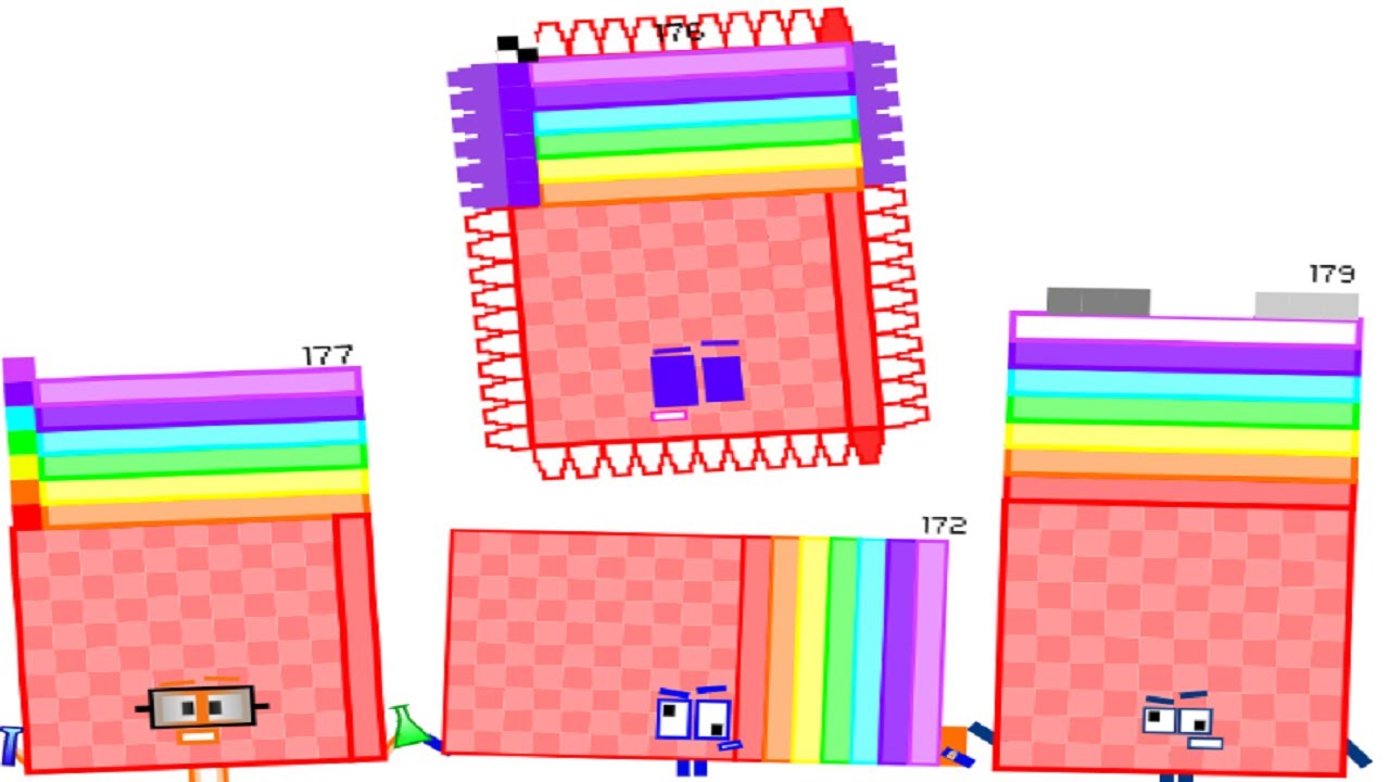 THE FOUR BEST NUMBERBLOCKS FROM 171-180! - YouTube