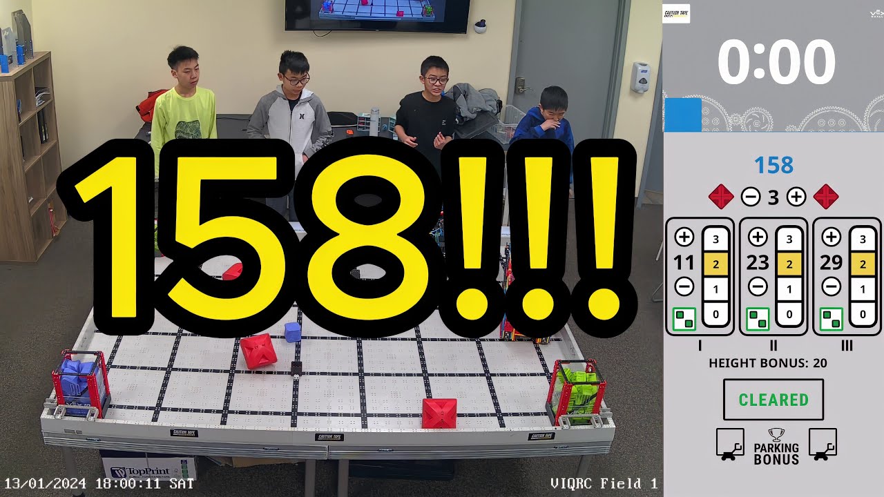 VEX IQ Full Volume 158 points by 839A & 8390W - YouTube