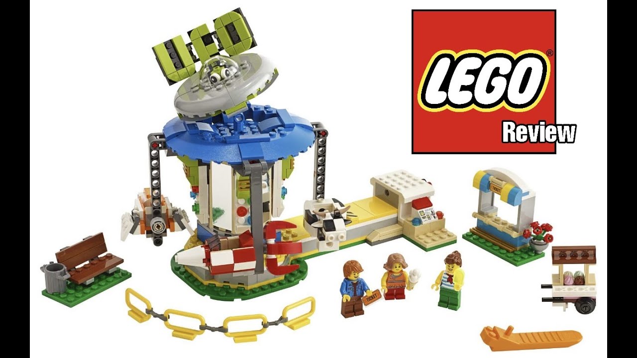 LEGO Creator Fairground Carousel 31095 Review - YouTube