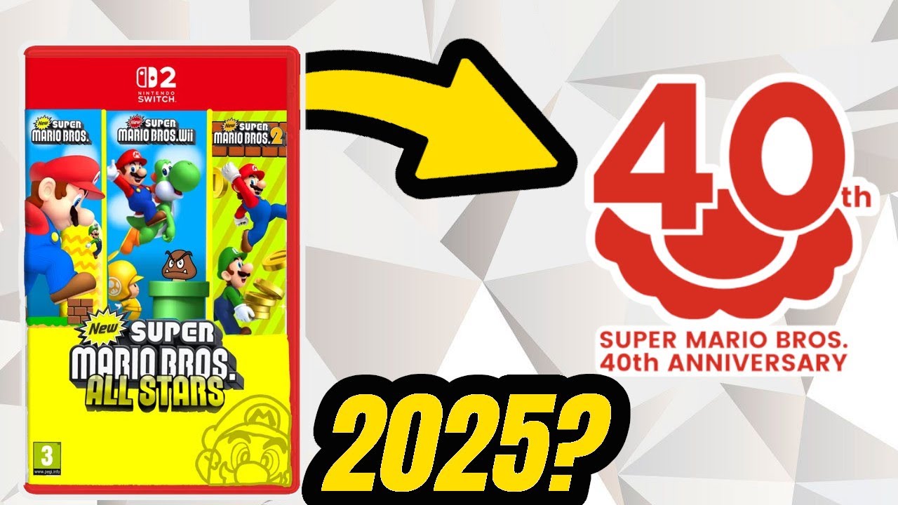 NEW SUPER MARIO BROS. 2D ALL STARS COLLECTION ZUM 40. JÄHRIGEN SUPER ...