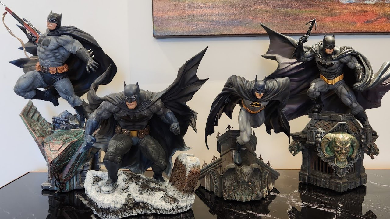 All XM Studios Batman 1:6 scale statues - YouTube
