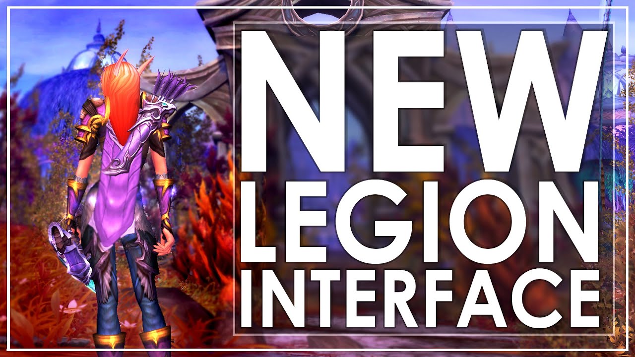 WoW Legion - A New, Revamped "HUD" Styled UI & Keybindings - YouTube