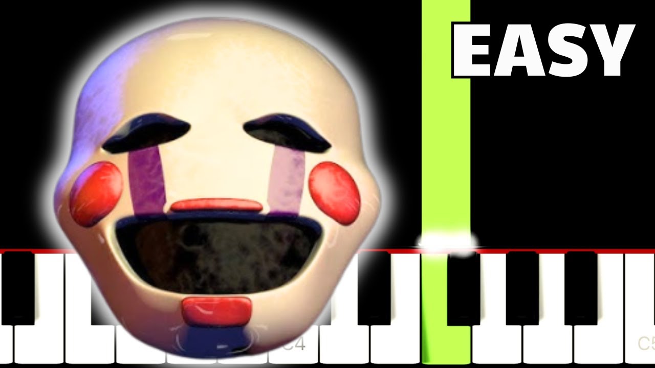 FNAF Movie 2 - Puppet Music Box - EASY Piano Tutorial - YouTube