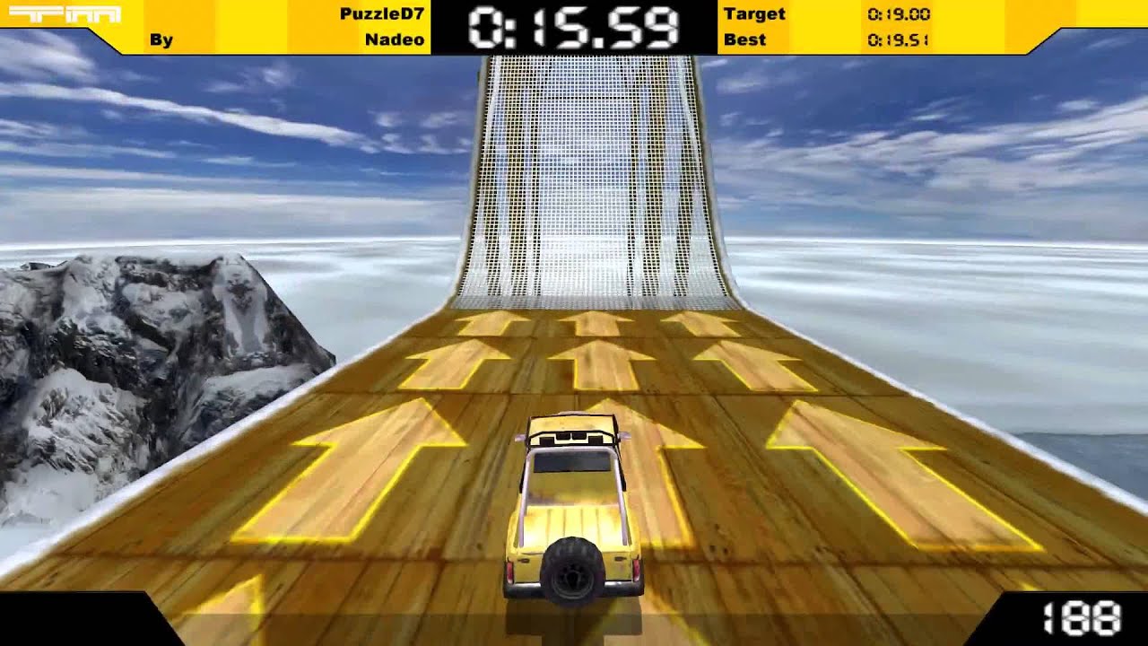 Puzzle D7 Solution - Trackmania Original Puzzles - YouTube