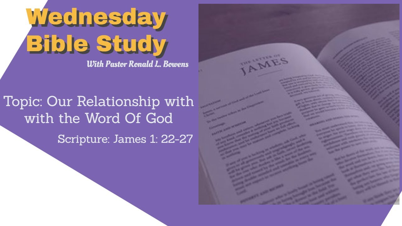 December 22nd, 2021~Wednesday Bible Study - YouTube