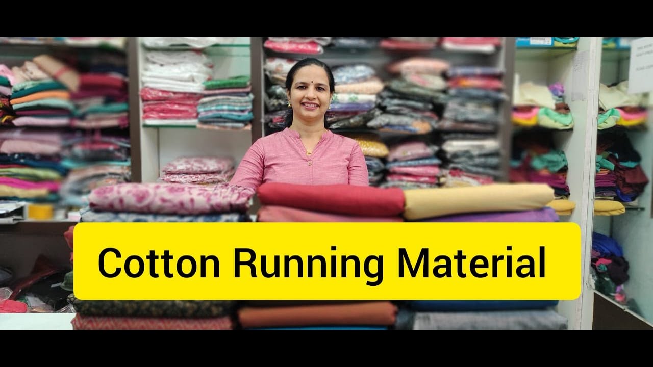 COTTON RUNNING MATERIALS - YouTube