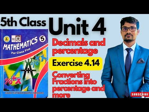 Unit 4|Decimals and Percentages|Exercise 4.14|Class 5 Maths ...