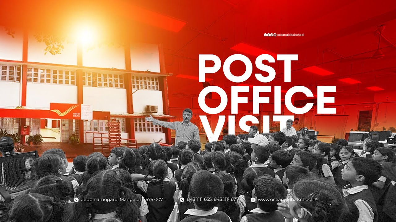 "Little Postmasters in Action! 📮" @ Mangalore Head Post Office - YouTube