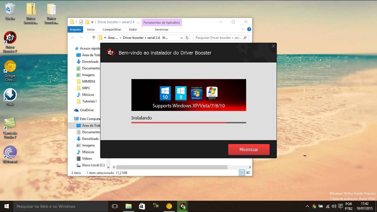 Windows 10 - Baixar e instalar Driver Booster Pro 2.4 - YouTube