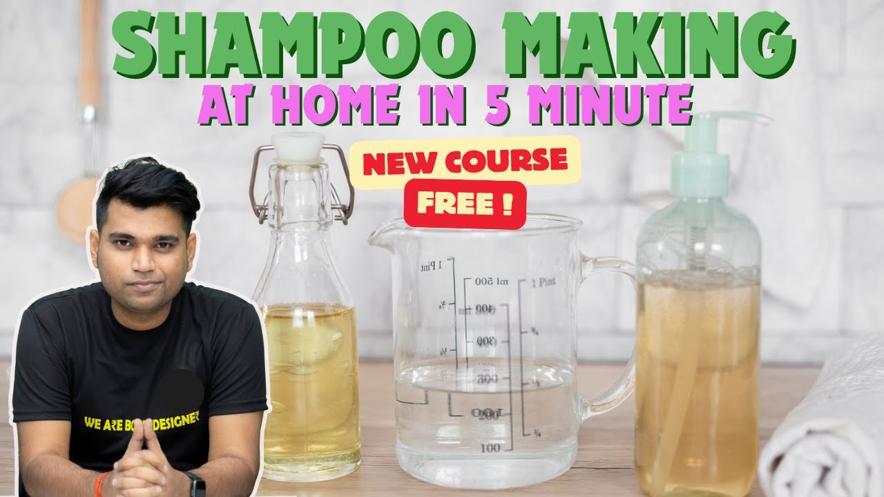 Make Your Own SHAMPOO at Home and Save BIG TIME! shampoo making at home ...