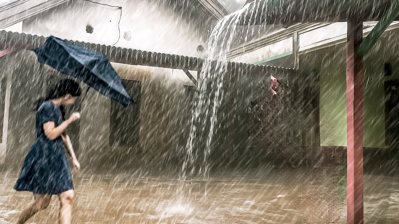 Extreme Weather l Nature is Angry with a SUPER BIGGEST Rainstorm in the ...