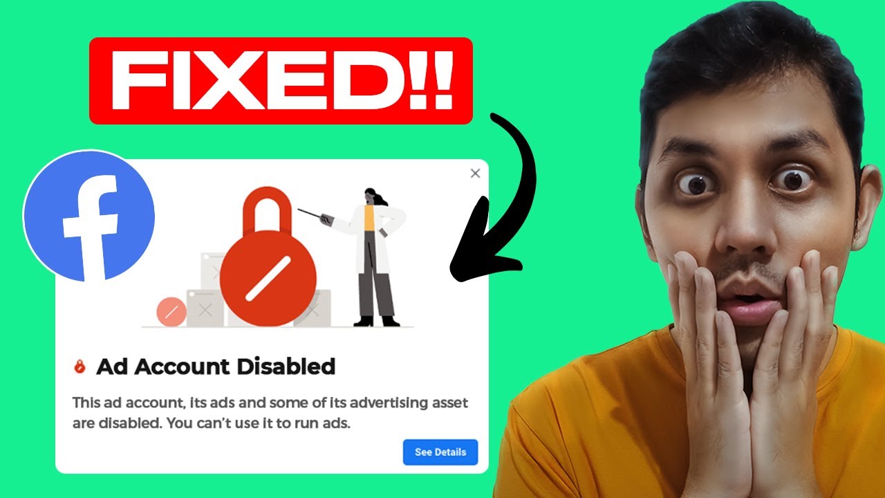 How To FIX A Disabled Facebook Ad Account - YouTube