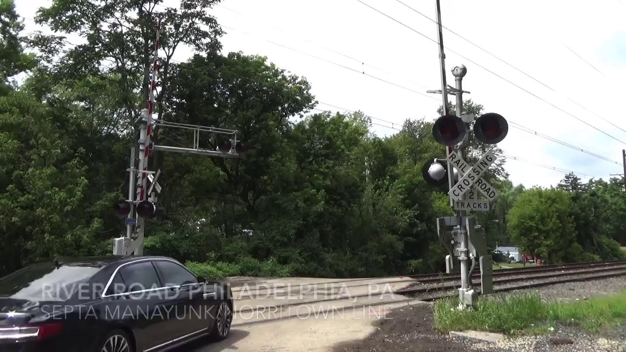 River Rd. Railroad Crossing #2 Philadelphia, PA - YouTube