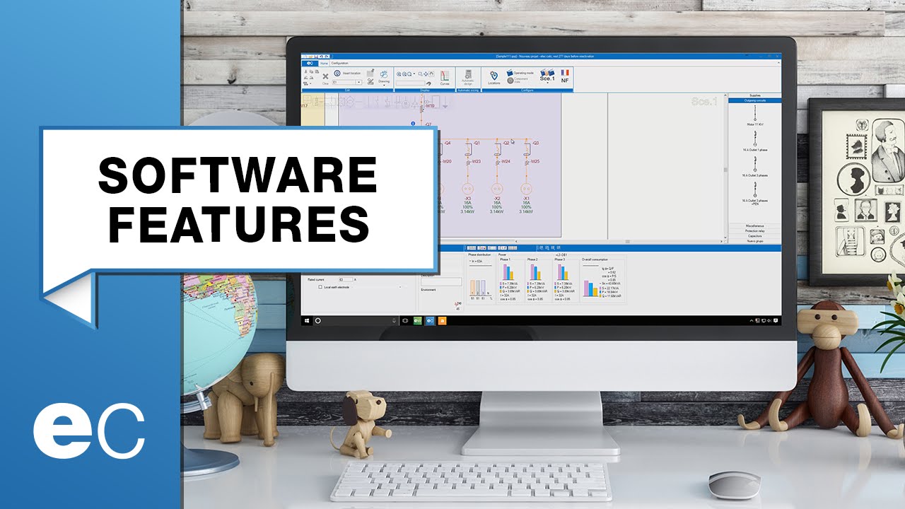 elec calc™ - Automatic electrical calculation and sizing - YouTube