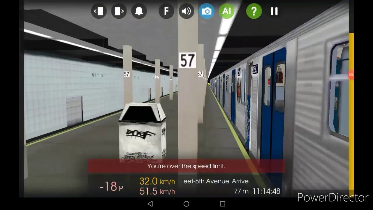 Hmmsim 2 NYC r32 pre goh k train. Arriving at 57 street - YouTube