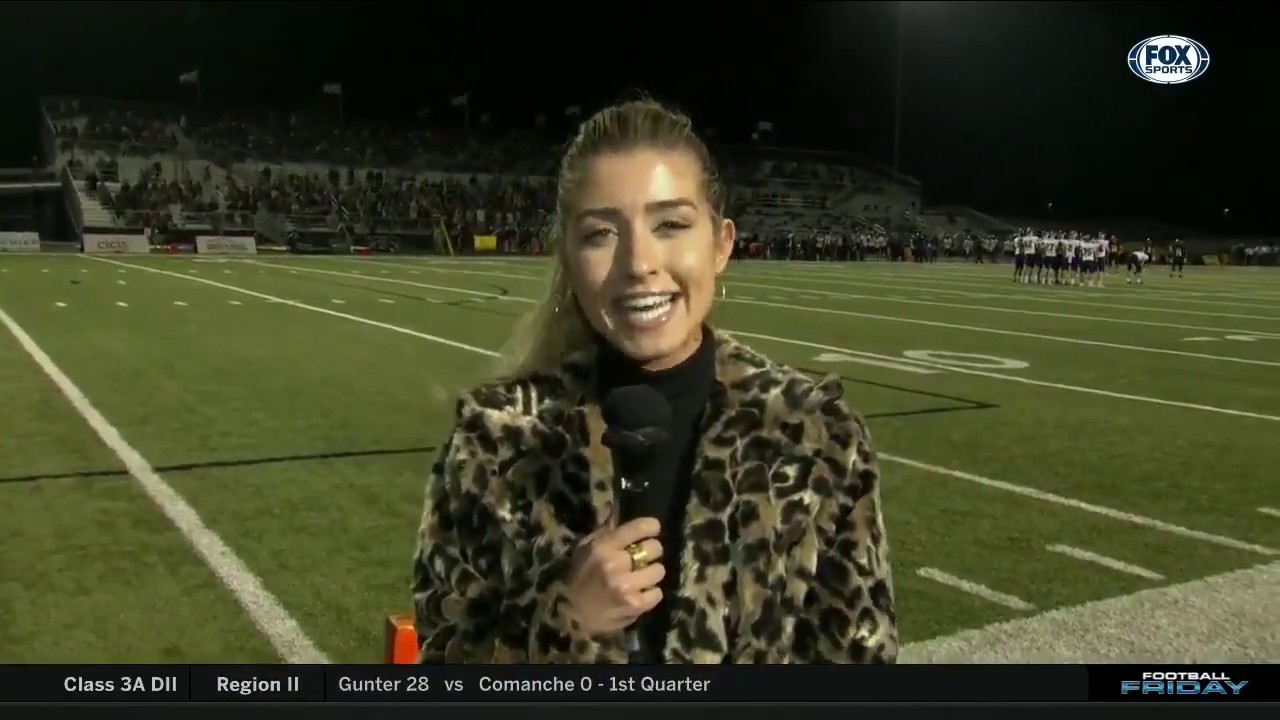 Alexa Shaw Liberty Hill Pregame Standup - YouTube