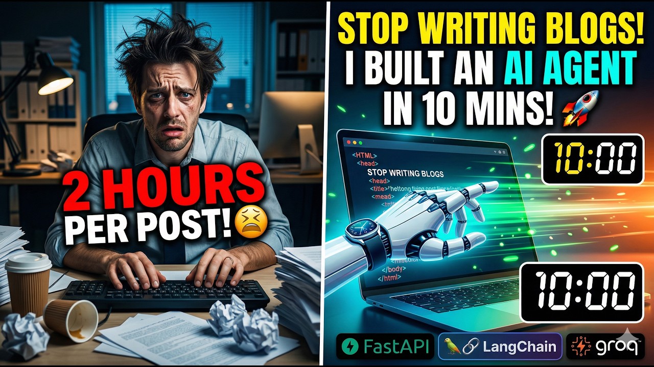 🚀I Built a Blazing Fast AI Blog Generator in 10 Minutes | FastAPI ...