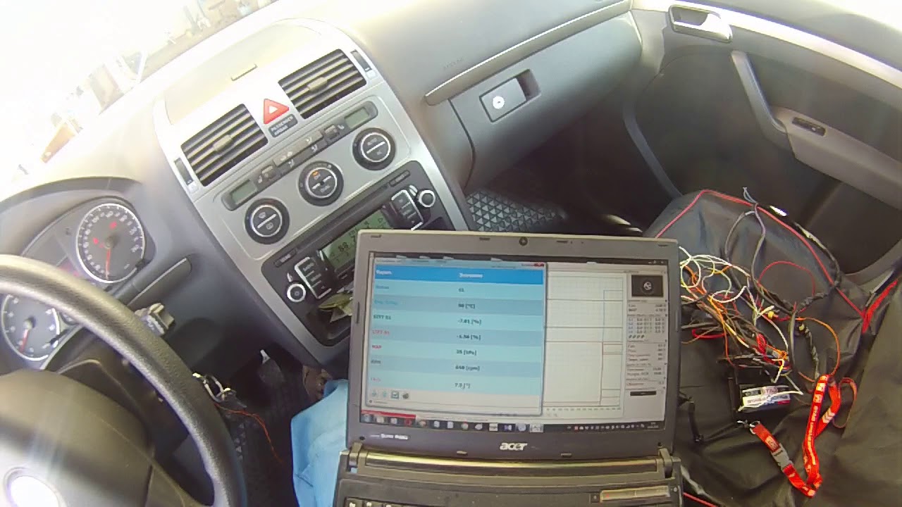 VW TOURAN 1,6 BSE diagnostics OBD - YouTube
