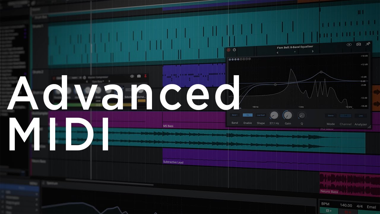 Waveform 12 Advanced MIDI - YouTube