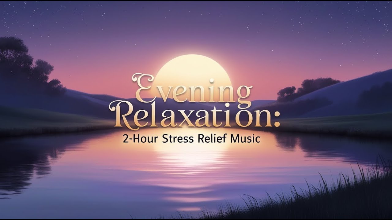 🌙 Evening Relaxation: 2-Hour Stress Relief Music 🎶 - YouTube