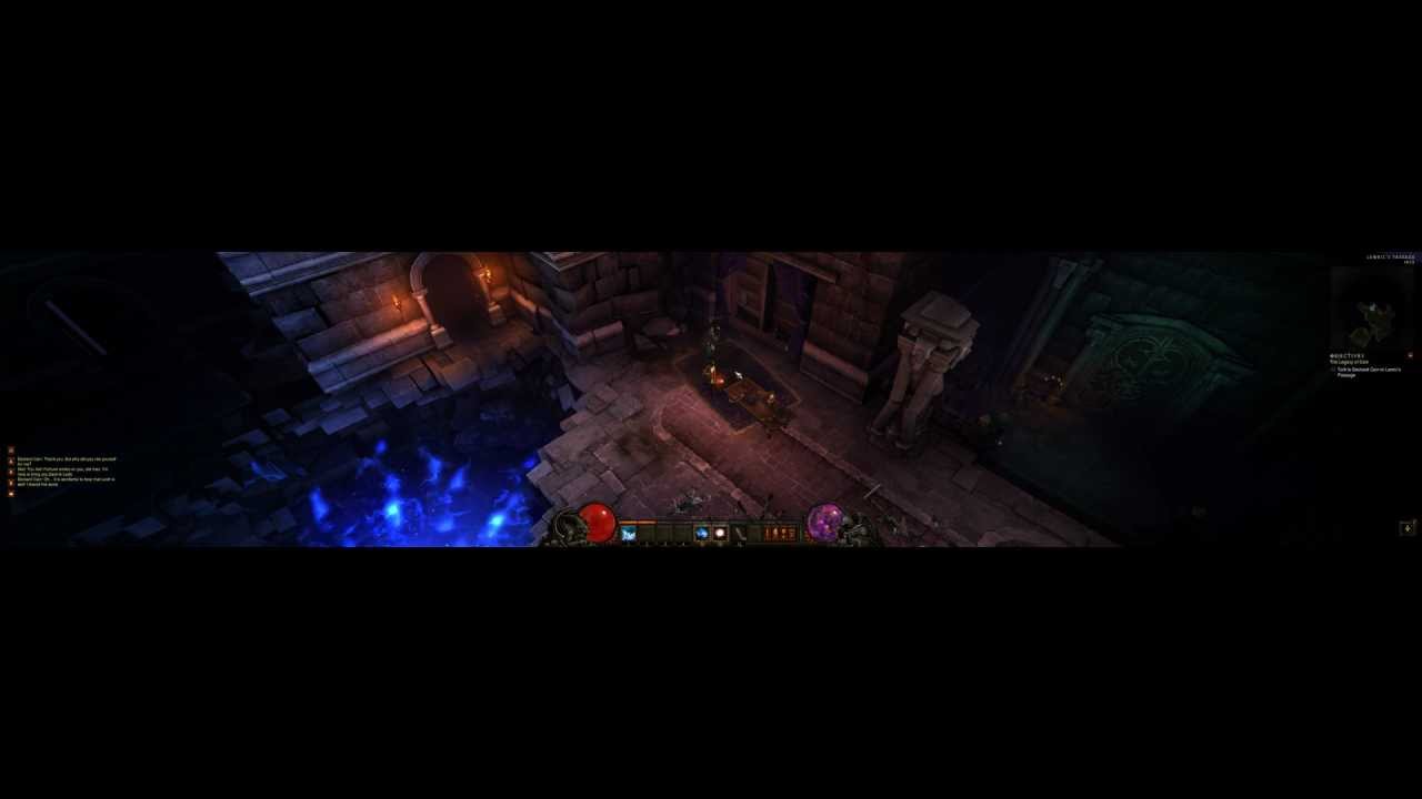 Diablo III (Triple Monitors / Eyefinity / Surround) Part 2 [~4K] - YouTube