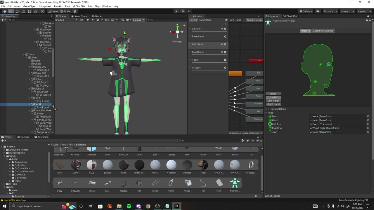 VRC Unity Avatar FBX Rigging and Pumkin Avatar Tools - YouTube