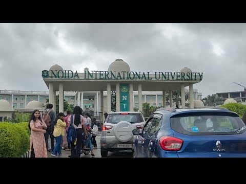 Es saal ka pahla din 🎓🤗 || Rainy day ☔⛈️ || NIU || niims || GU || GBU || Sharda || Amity || # ...