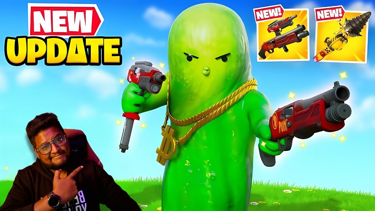 🔴Fortnite Chapter 6 Season 2 Update dual-wield Pump & Dump weapon and ...