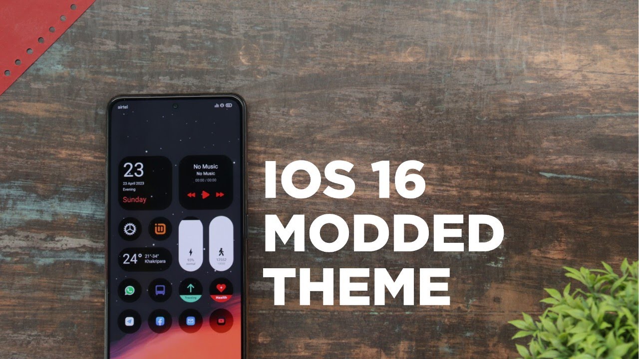 iOS 16 Modded Theme For Redmi,Poco & Xiaomi Phones | iOS Experience On ...