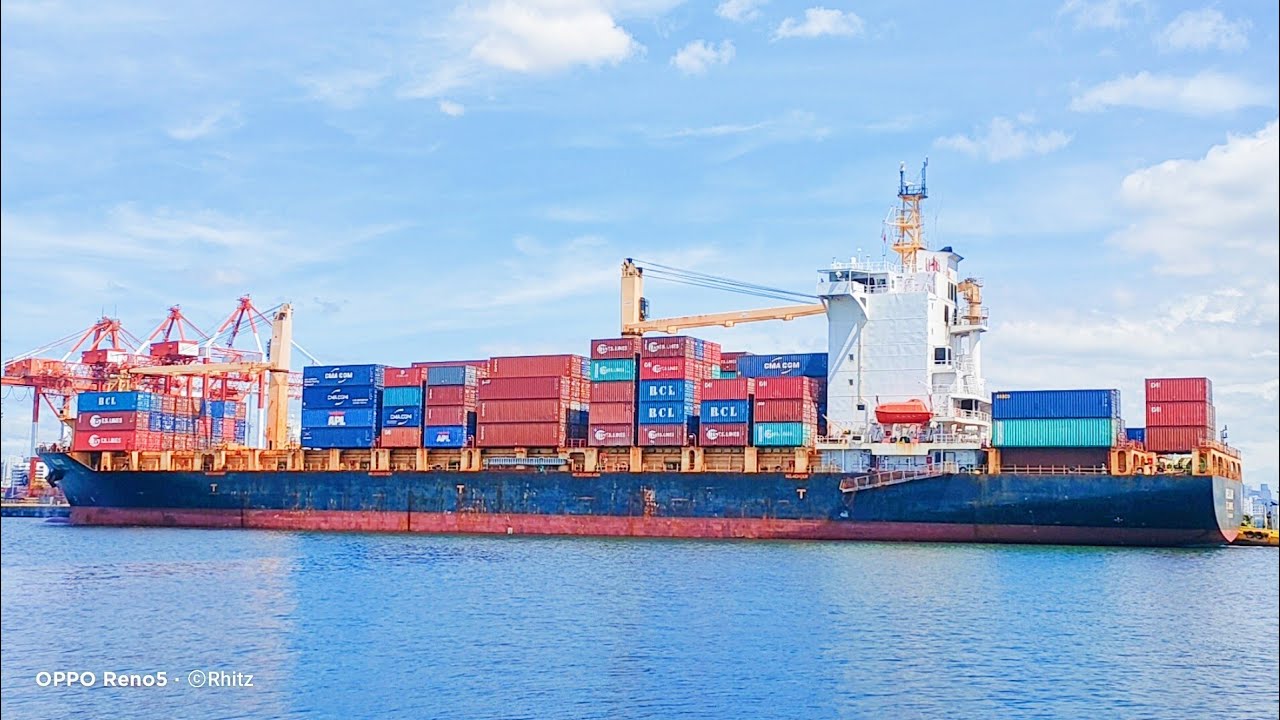 SHIP SPOTTING CONTAINER SHIP MELLUM ST. JOHN'S - YouTube