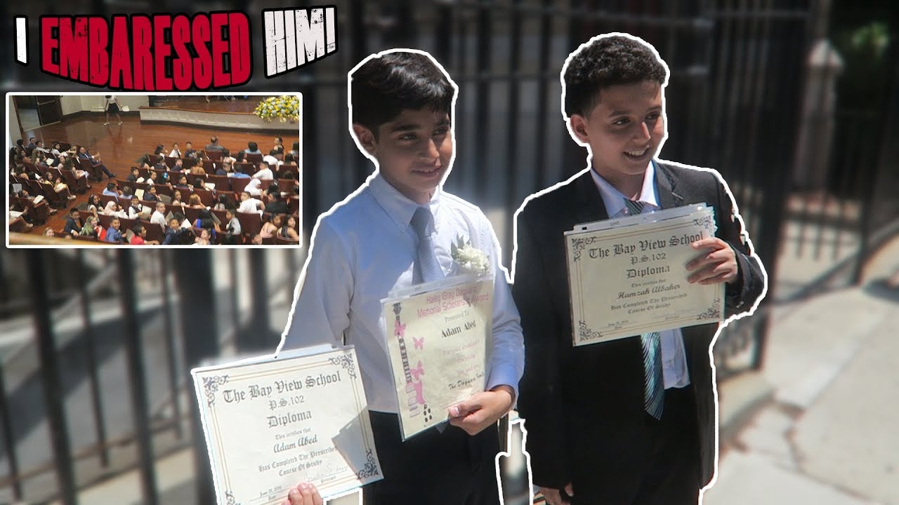 I Embarrassed Him At His Graduation Youtube