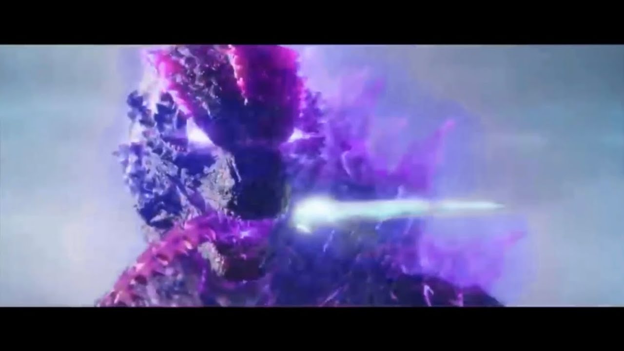 Supercharged evolved Godzilla but he’s purple - YouTube