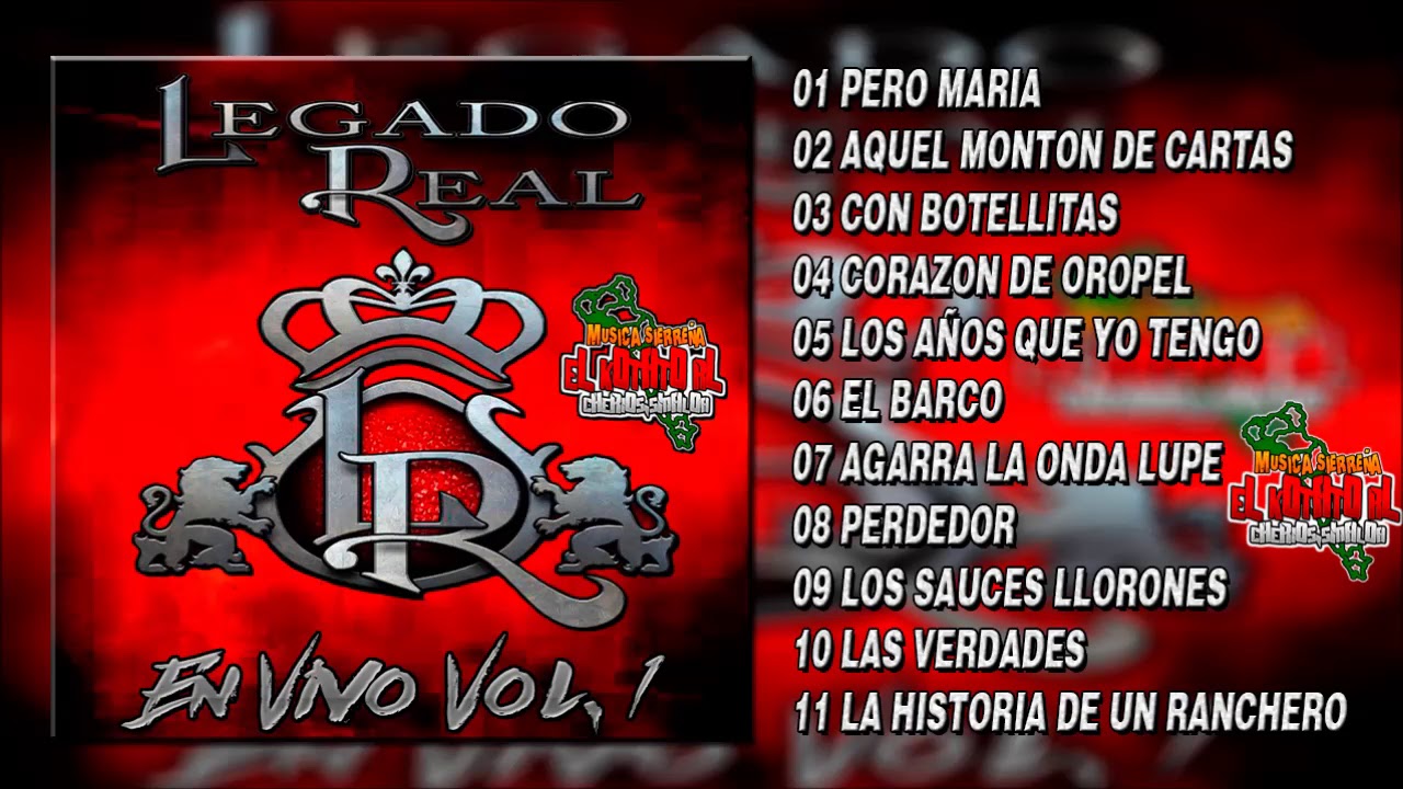 Legado Real - En Vivo Vol.1 (2018) DISCO COMPLETO - YouTube