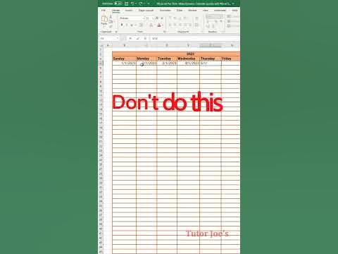 Mastering Sequence Function in Excel | Tutor Joes - YouTube