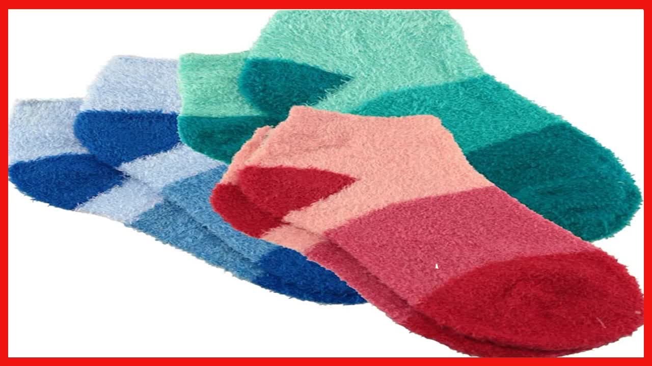 Great product - BambooMN Women's Super Aloe Infused Fuzzy Nylon Socks ...