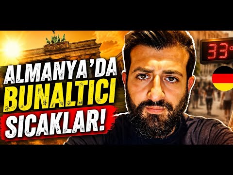 Almanya'da Bunaltıcı Sıcaklar!