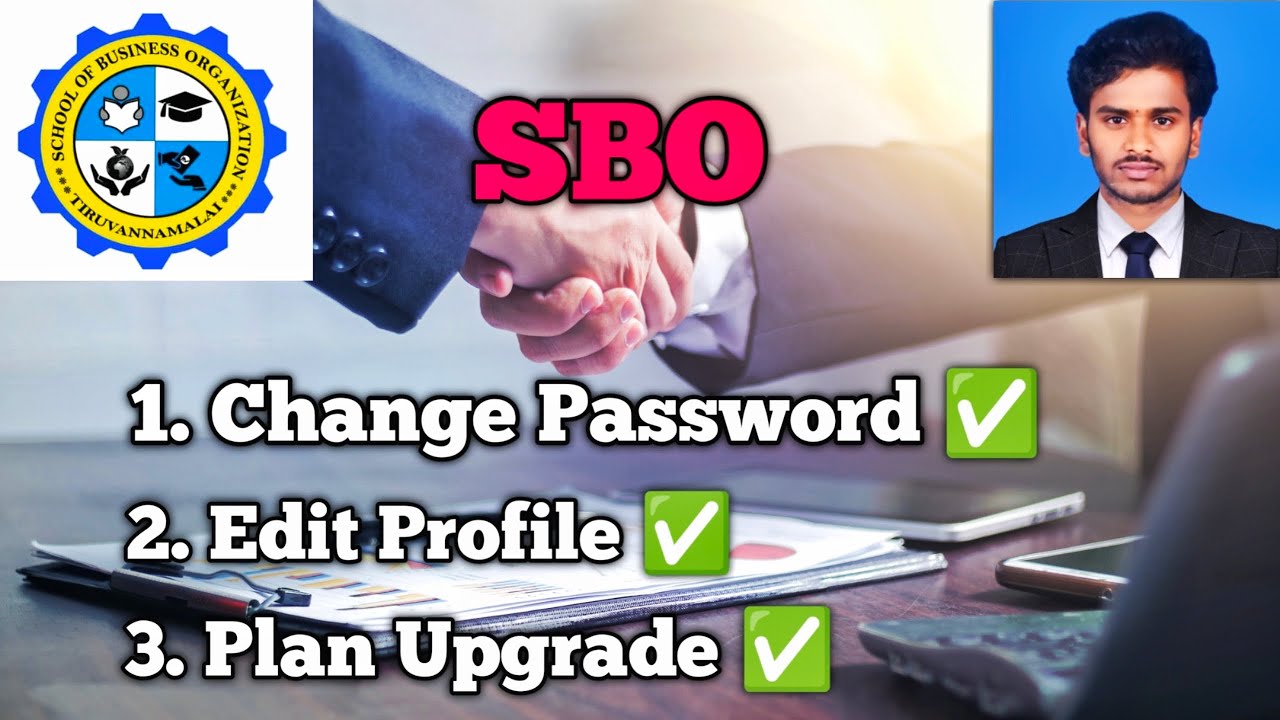 🚨SBO How to Change your Password🔑, Edit Profile, & Plan Upgrade ...