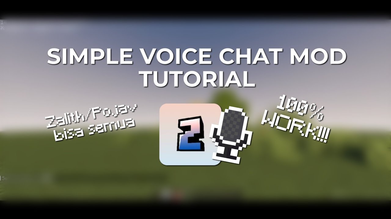 Tutorial Voice Chat Mod di Zalith / Pojav terbaru 100% WORK All Version ...