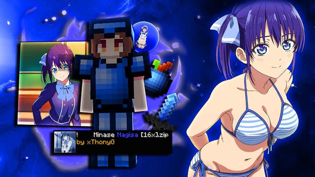 Minase Nagisa 16x Minecraft Bedwars Pvp Texture Pack Anime Texture