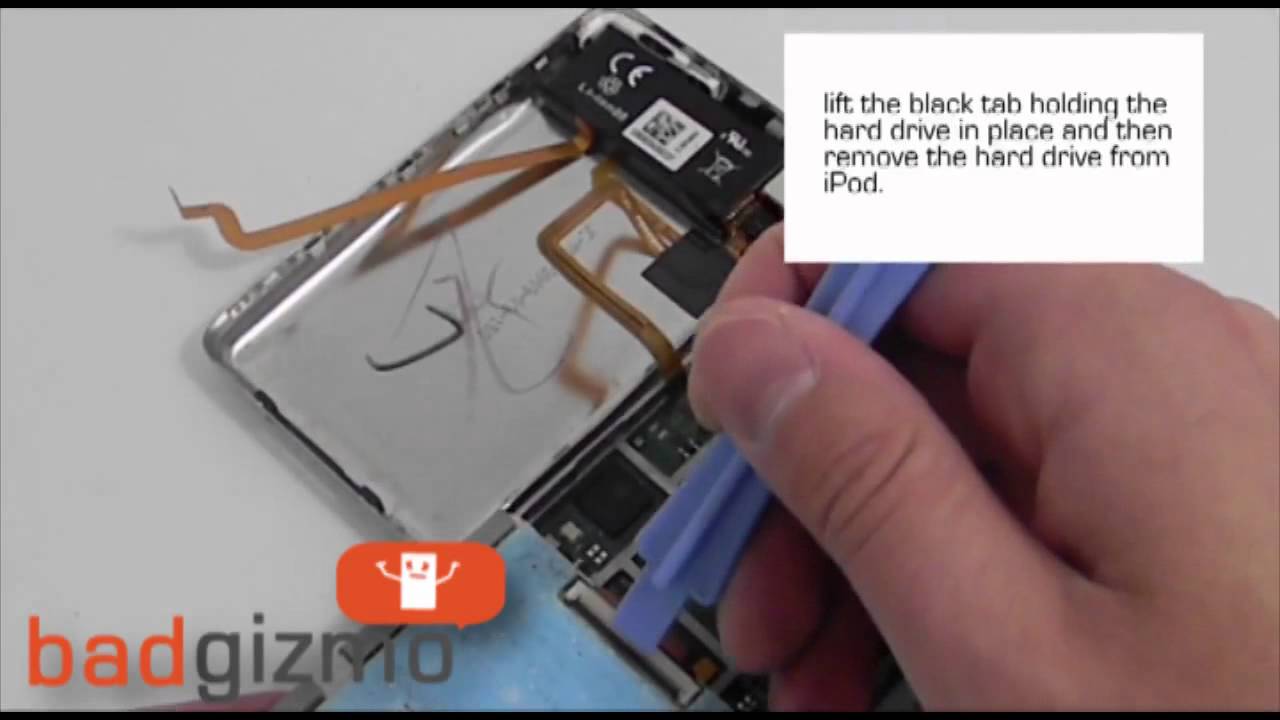 iPod Classic how to replace 6th Gen LCD Screen Replacement - YouTube