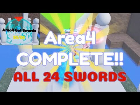 How to Get ALL 24 SWORDS in AREA 4 Find The Swords Roblox - YouTube